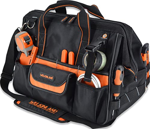 16" Tool Bags, 34-Pockets Tools bag, Heavy Duty tool bag, Open top tool bag, HVAC tool bag, Electrician tool bag, Tool bag organizer, Drill bag, Tool bags for electricians, Tool bags for construction