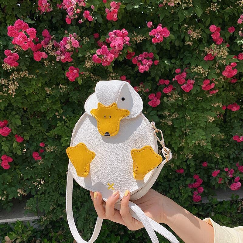 Lanpet New Unique Animal Shape Design Cross Body Bags Duck Clutch Purses Novel Shoulder Messenger Bag