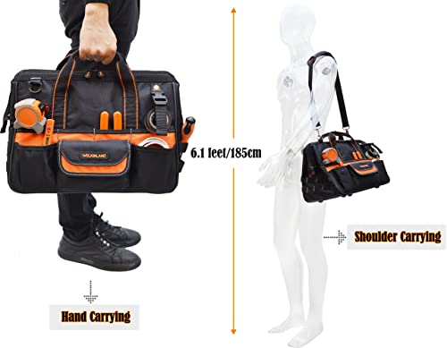 16" Tool Bags, 34-Pockets Tools bag, Heavy Duty tool bag, Open top tool bag, HVAC tool bag, Electrician tool bag, Tool bag organizer, Drill bag, Tool bags for electricians, Tool bags for construction