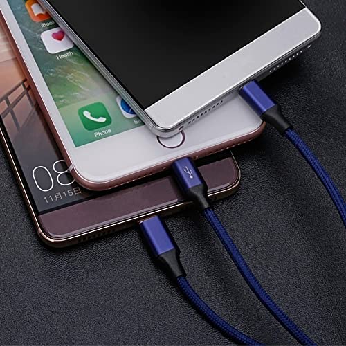 Pro USB 3in1 Multi Cable Compatible with Samsung Godiva Data Universal Extra Strength for Fast Quick Charging Speeds! (Rose)