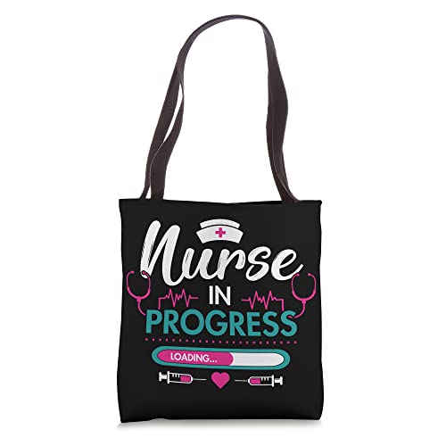 Nurse In Progress Funny Nursing Student Future Nurse Tote Bag