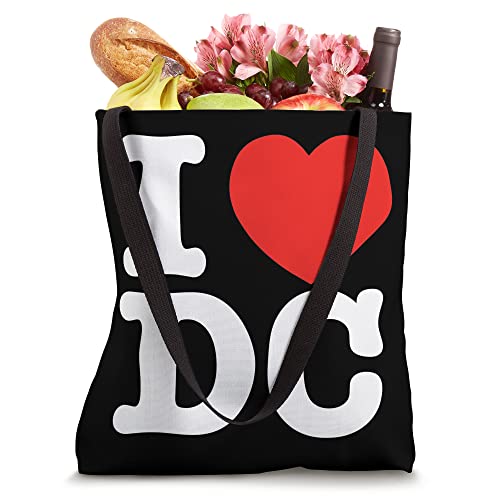 I Heart DC (Washington DC) Love Tote Bag