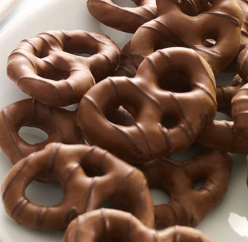 Godiva Chocolatier Assorted Milk Chocolate Covered Pretzels Gift Canister, 66-Pieces