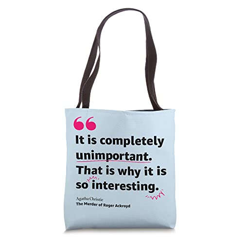Limited Edition Agatha Christie Tote Bag