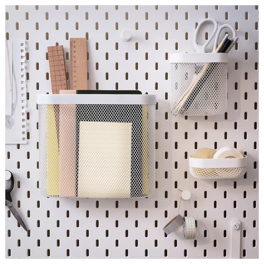 Skådis Storage Basket, Set of 3, White 505.177.60