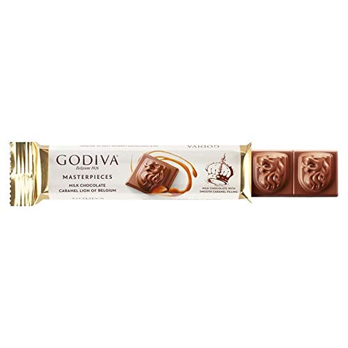 Godiva Masterpieces Milk Caramel Lion Bar 1 oz
