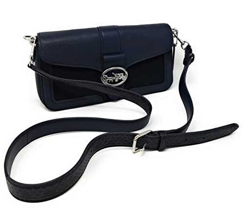 COACH Women's Georgie Shoulder Bag (Silver - Midnight Multi)