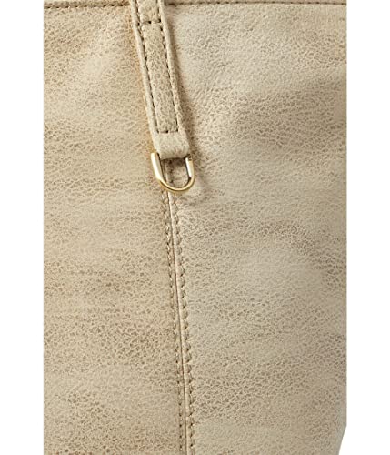 HOBO Kingston Small Tote Bag For Women - Hide Leather Construction With Zippered Top Closure, Chic and Durable Hand Bag Gold One Size One Size