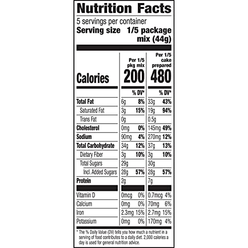 Godiva Brownie Cheesecake Swirl Cake Mix, 7.7 oz box