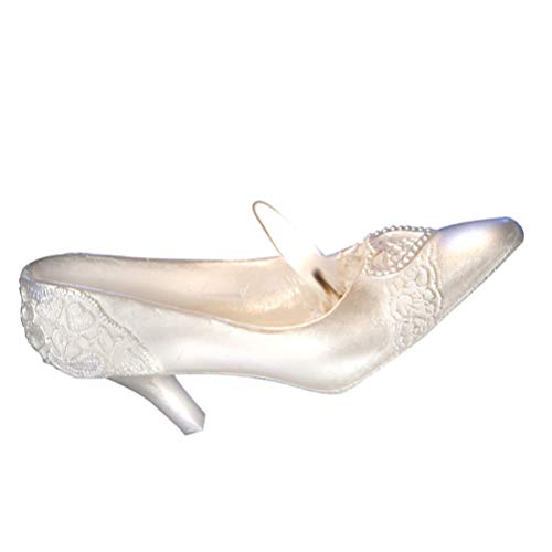 ABOOFAN Romantic Candle High Heel Shaped Candle Creative Wedding Shoes Shaped Candle Valentines Day Smokeless Candle Soy Wax Decorative Shoe for Home Decor