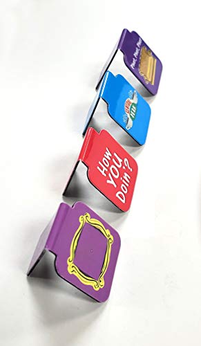 Ata-Boy Friends Bookmark, Friends TV Show Magnetic Bookmarks (4 Set) Friends Gifts & Merchandiseā¦