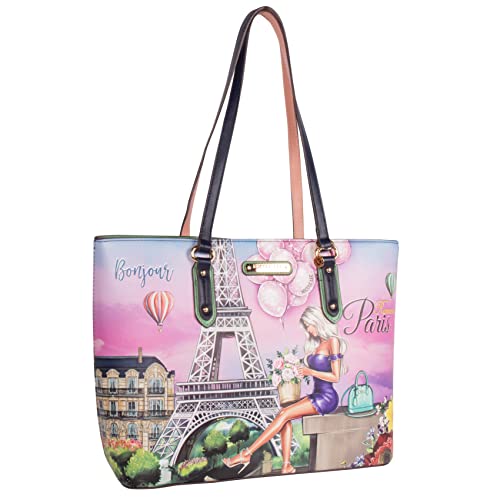 Nicole Lee ROMANCE IN PARIS 3 PIECE SET (Shopper, Crossbody, Clutch)