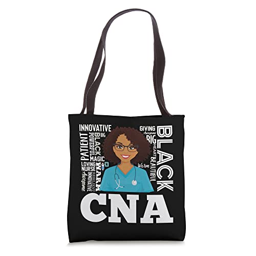 CNA African American Black Woman Nurse Appreciation Tote Bag