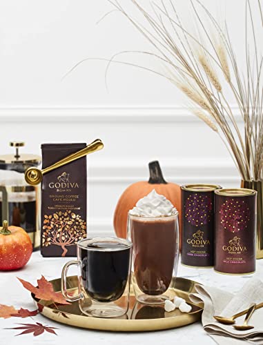 Godiva Chocolatier Assorted Hazelnut Ground Coffee Gift Bag Hazelnut Crème, 10 Ounce