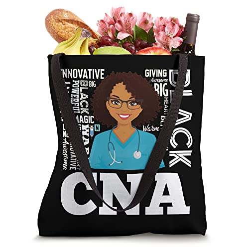 CNA African American Black Woman Nurse Appreciation Tote Bag