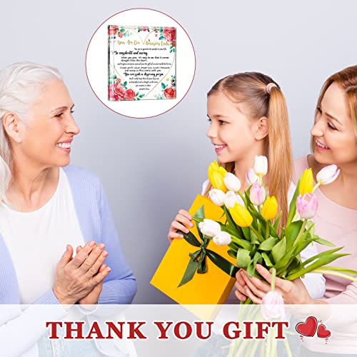 Acrylic Christian Gift for Women Friendship Gift Thank You Gift Inspirational Gift Easter Gift Cardinal Gift for Her Crystal Table Decor Office Desk Sign (Flower Style)