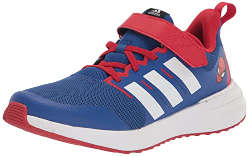 adidas Kids Fortarun 2.0 Running Shoe, Team Royal Blue/White/Better Scarlet (Spider-Man), 7 US Unisex Toddler