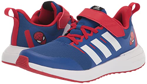 adidas Kids Fortarun 2.0 Running Shoe, Team Royal Blue/White/Better Scarlet (Spider-Man), 7 US Unisex Toddler