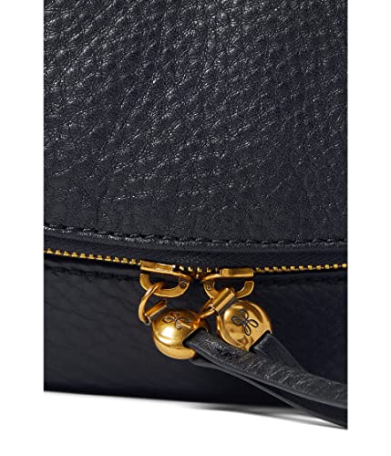 HOBO Fern Medium Shoulder Handbag For Women - Leather Construction With Cotton Lining, Gorgeous and Easy Carry Hand Bag Black One Size One Size