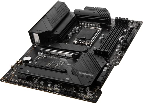 MSI MAG B660 Tomahawk WiFi DDR4 Gaming Motherboard (ATX, 12th Gen Intel Core, LGA 1700 Socket, DDR4, PCIe 4, 2.5G LAN, M.2 Slots, Wi-Fi 6)