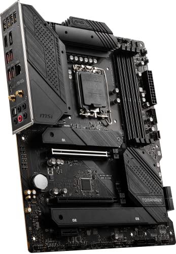MSI MAG B660 Tomahawk WiFi DDR4 Gaming Motherboard (ATX, 12th Gen Intel Core, LGA 1700 Socket, DDR4, PCIe 4, 2.5G LAN, M.2 Slots, Wi-Fi 6)