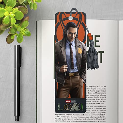 Antioch Marvel Loki Premier Bookmark, Multicolor, 2.25 x .022 x 7.25