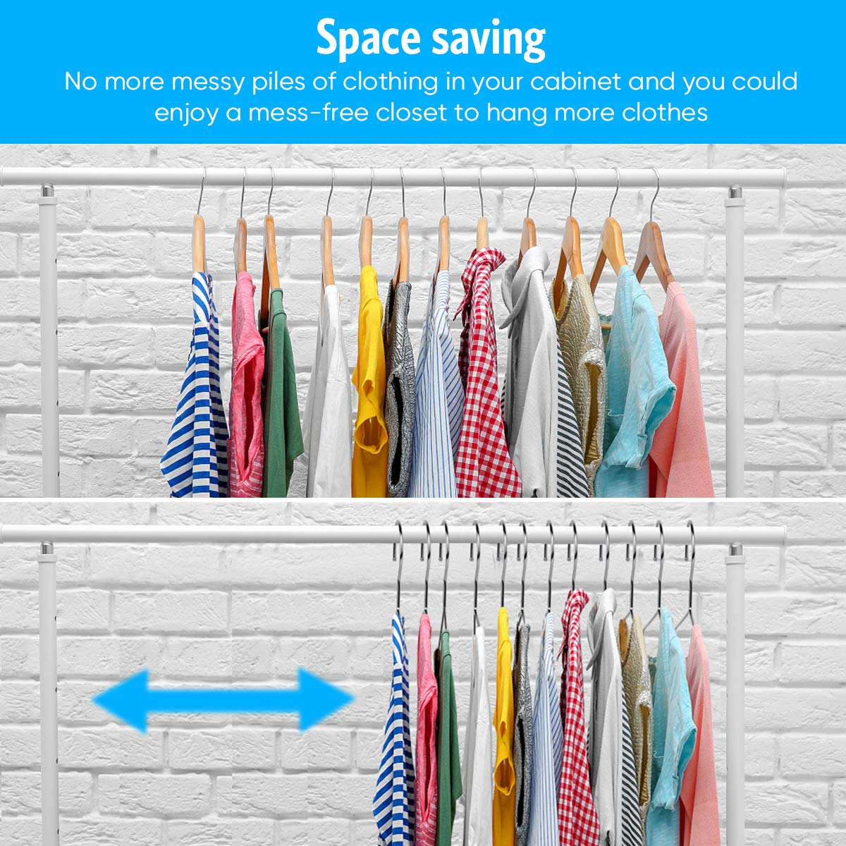 Fayleeko Wire Hangers 40 Pack Coat Hangers Strong Heavy Duty Stainless Steel Metal Hangers 16.5 Inch Ultra Thin Space Saving Clothes Hangers