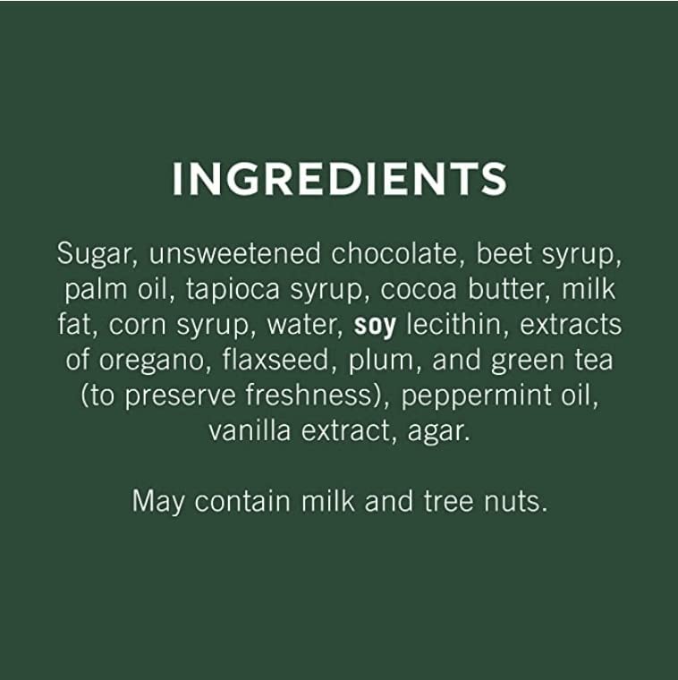 Ghirardelli, Dark Chocolate Mint Filled Squares, 5.32oz (Pack of 3)