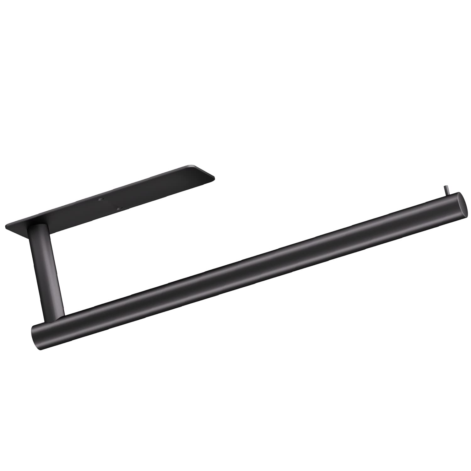 Paper Towel Holder Under Cabinet - Self-Adhesive or Drilling, Paper Towel Holder Wall Mount, Towel Rack for Kitchen Organization and Storage, Stainless Steel Kitchen Paper Roll Holder