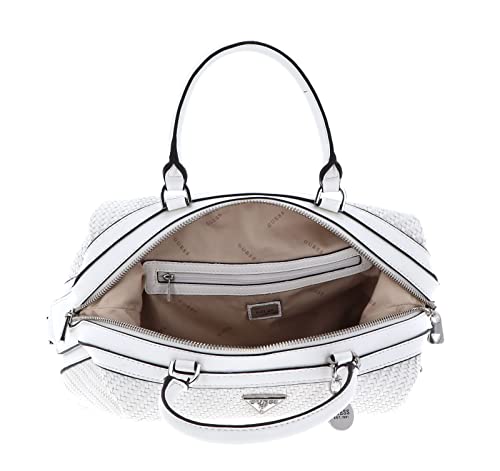 GUESS Hassie Soho Satchel White One Size