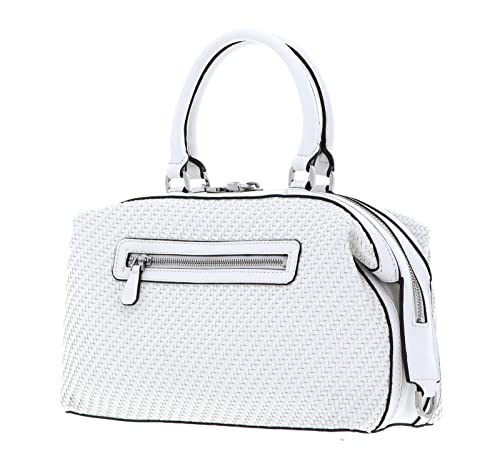 GUESS Hassie Soho Satchel White One Size