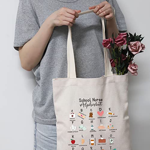 MBMSO School Nurse Tote Bag School Nurse Thank You Gift School Nurse Ice Pack Bag School Nurse Retirement Gift