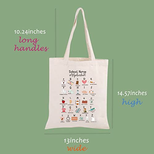 MBMSO School Nurse Tote Bag School Nurse Thank You Gift School Nurse Ice Pack Bag School Nurse Retirement Gift