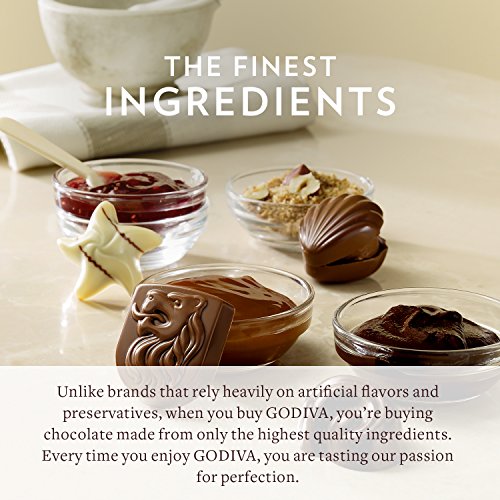 Godiva Chocolatier Holiday Gourmet Chocolate Coverred Cherry Cordials, Stocking Stuffer, 6 Count, 3 ounces