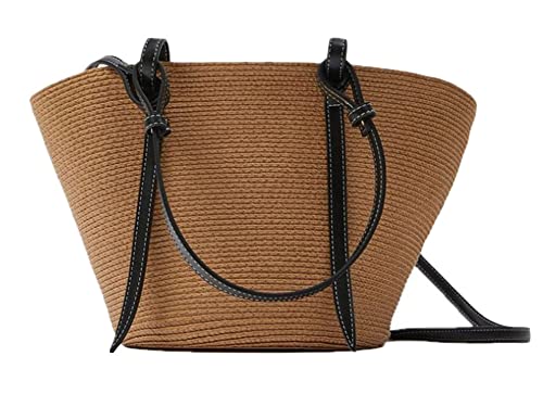 Womens Tote Bags Straw Beach Bag Shopping Grocery Bags Large Tote Woven Beach Hobo Bag Large Size Straw Purse