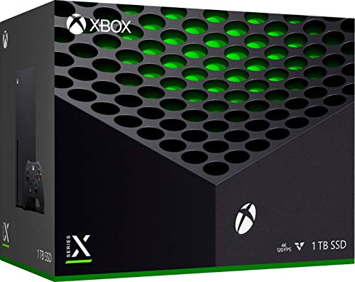 Microsoft Xbox Series X 1TB SSD Video Game Console + 1 Xbox Wireless Gaming Controller, Black - 16GB GDDR6 RAM, 8X Cores Zen 2 CPU, 802.11AC WiFi, 8K HDR, 4K UHD Blu-Ray - 32GB USB Flash Drive