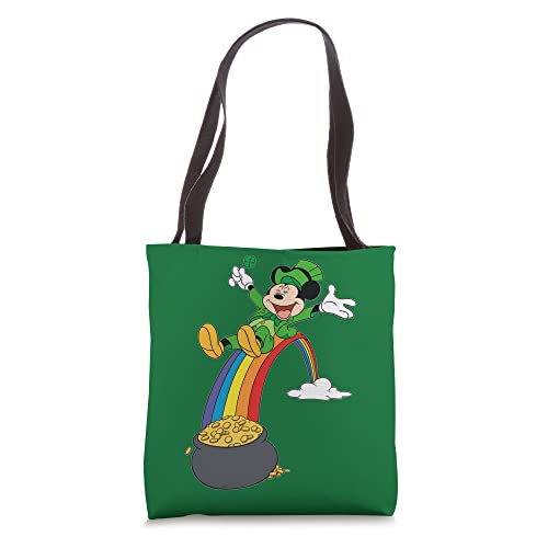 Disney Mickey Mouse Rainbow Green St. Patrickās Day Tote Bag