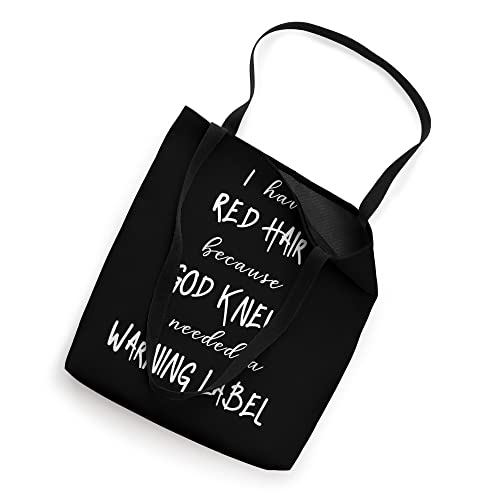 Hilarious Gingers Headed Sarcasm Funny Saying Women Hair Tote Bag