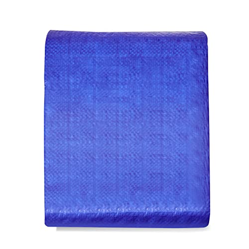 VEVOR Tarp Waterproof 10x12 ft, 5 Mil Plastic Poly Tarp Cover, Multi Purpose Tear UV and Temperature Resistant Outdoor Tarpaulin with Reinforced Grommets and Edges (Blue)