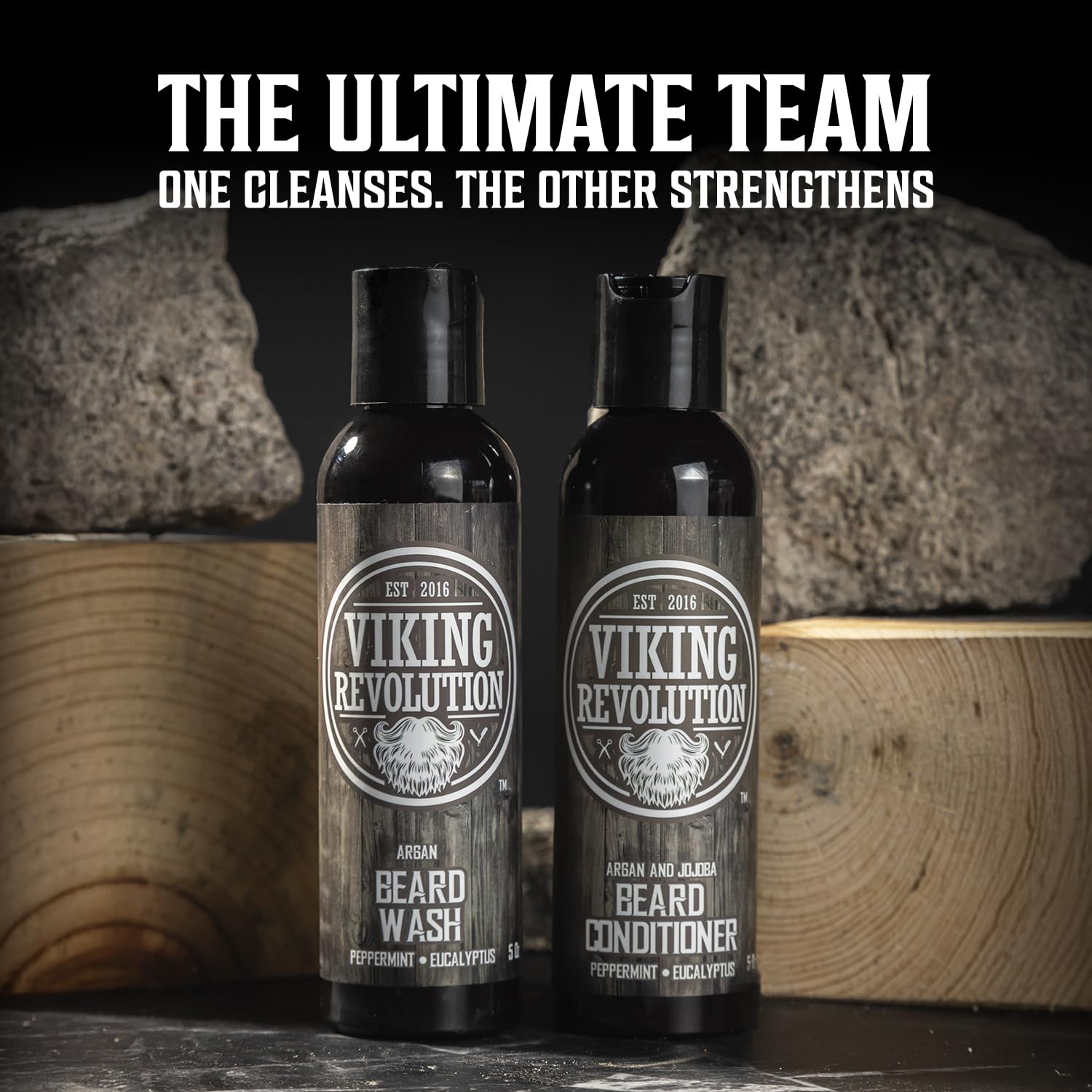 Ultimate Beard Care Conditioner Kit - Beard Grooming Kit for Men Softens, Smoothes and Soothes Beard Itch- Contains Beard Wash & Conditioner, Beard Oil, Beard Balm and Beard Comb- Classic Set