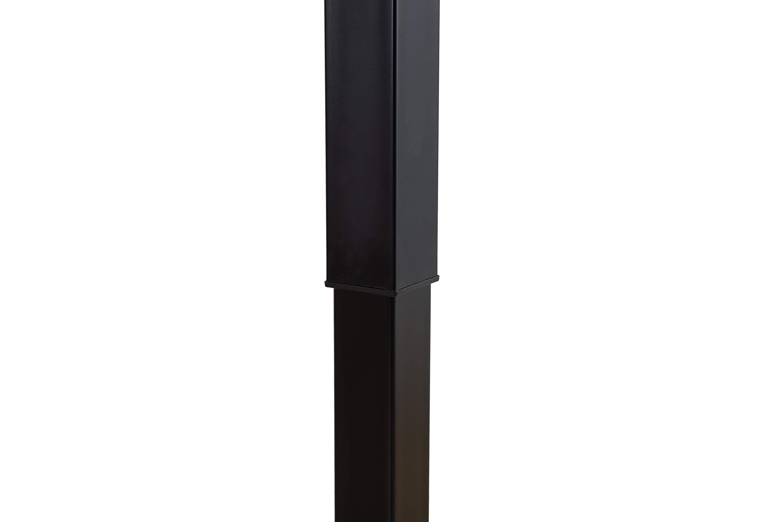 Studio Space Mobile, Portable Laptop Desk Cart with Pneumatic Height Adjustments for Home Office & School, 27", Black