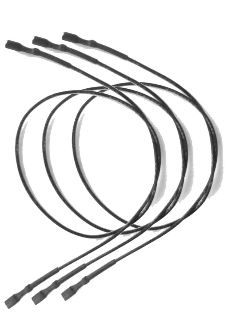 Chargriller 2001, 2020, 85-3031-6, C550S, 85-3030-8, Ignitor Wire with Two Female Spade Connectors, Set of 3