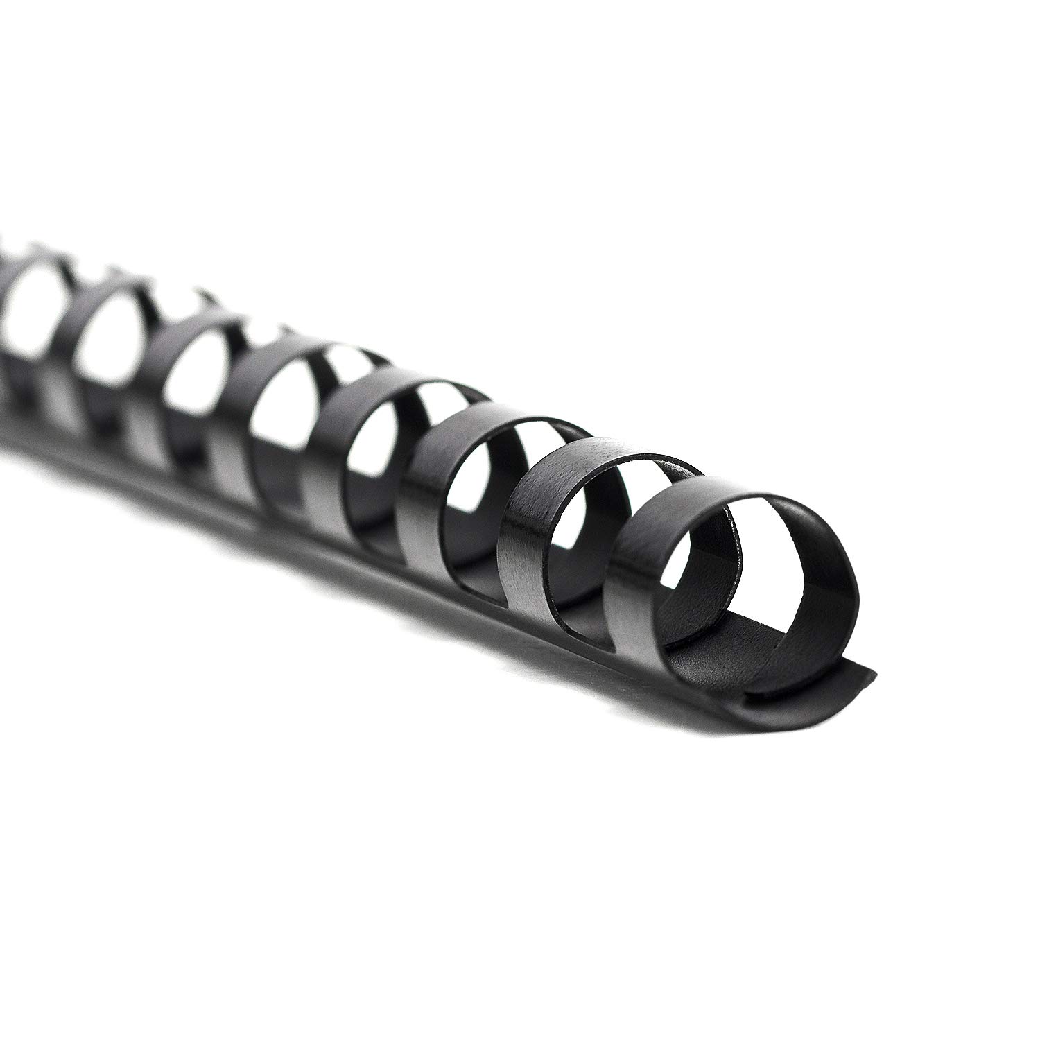 Amazon Basics Plastic Binding Comb, 100 Pcs/Box,19-Holes, 3/8 in (10 mm), 60 Sheets