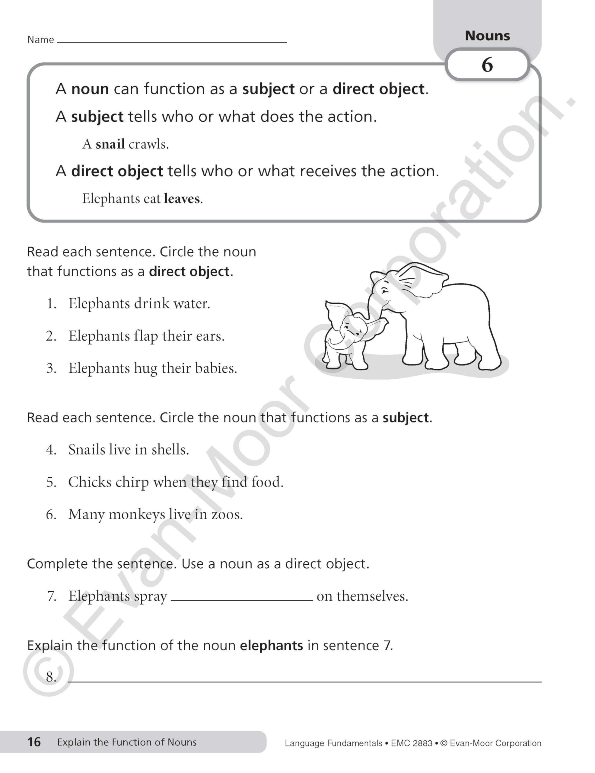 Evan-Moor Language Fundamentals, Grade 3