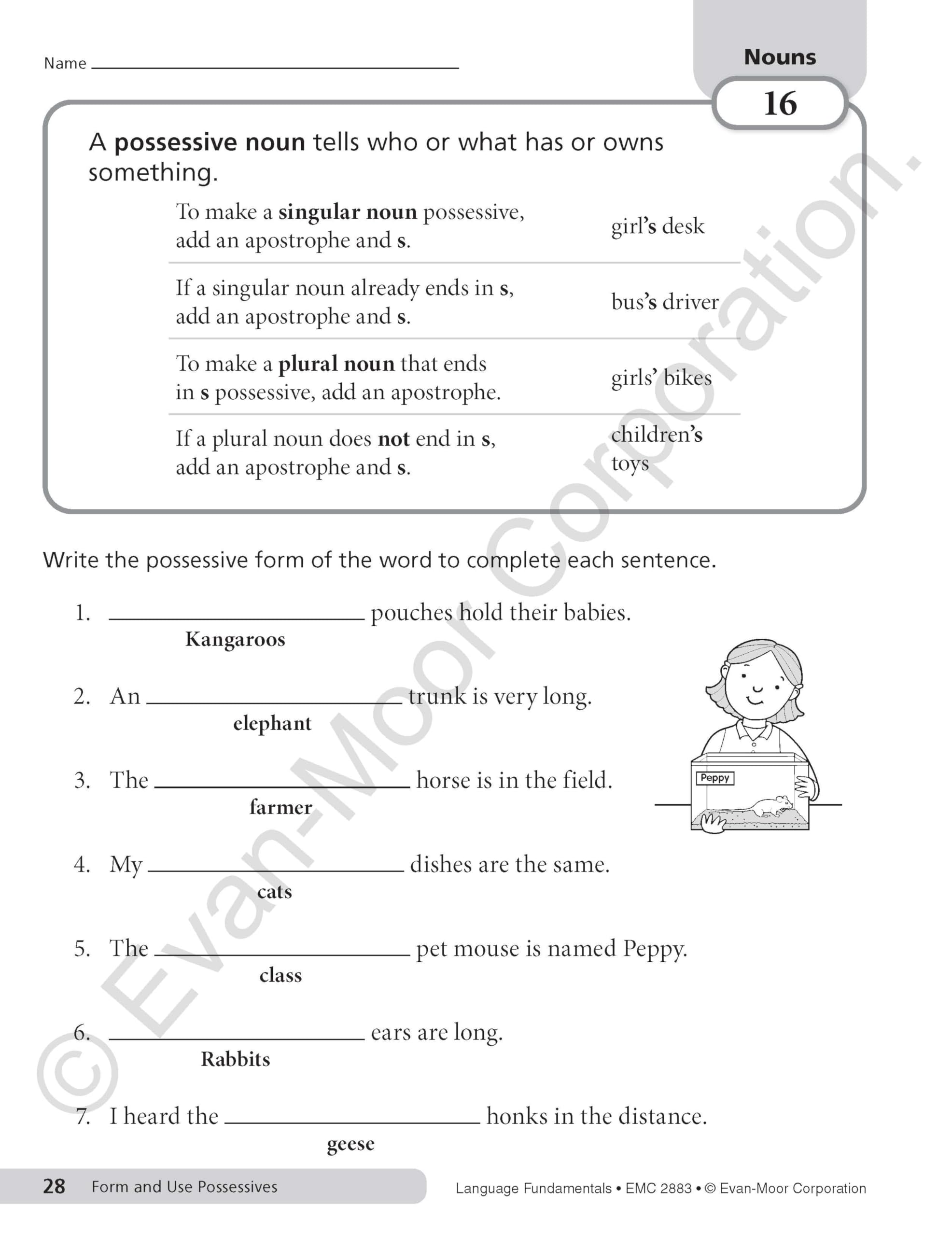 Evan-Moor Language Fundamentals, Grade 3