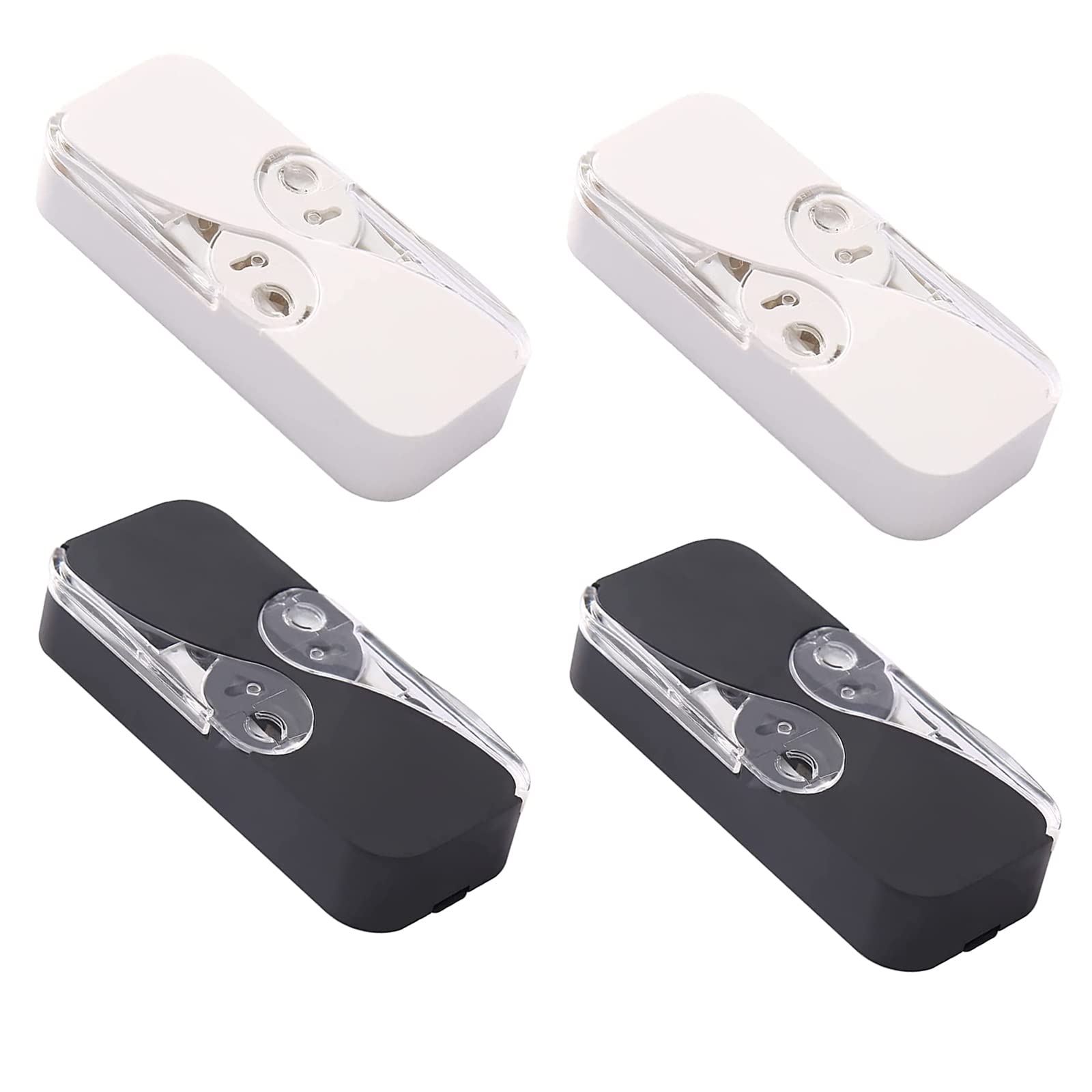 Automatic Portable Floss Dispense,Refillable Dental Floss Portable Case Dispenser,Floss Organizer Travel Floss Cases Holder for Teeth Cleaning (4 Pack)