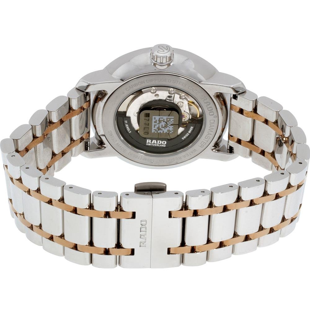 RADO R14077113 Diamaster XL Automatic Men's LUXURY WATCH Swiss Automatic rose Two tone gold 41mm case