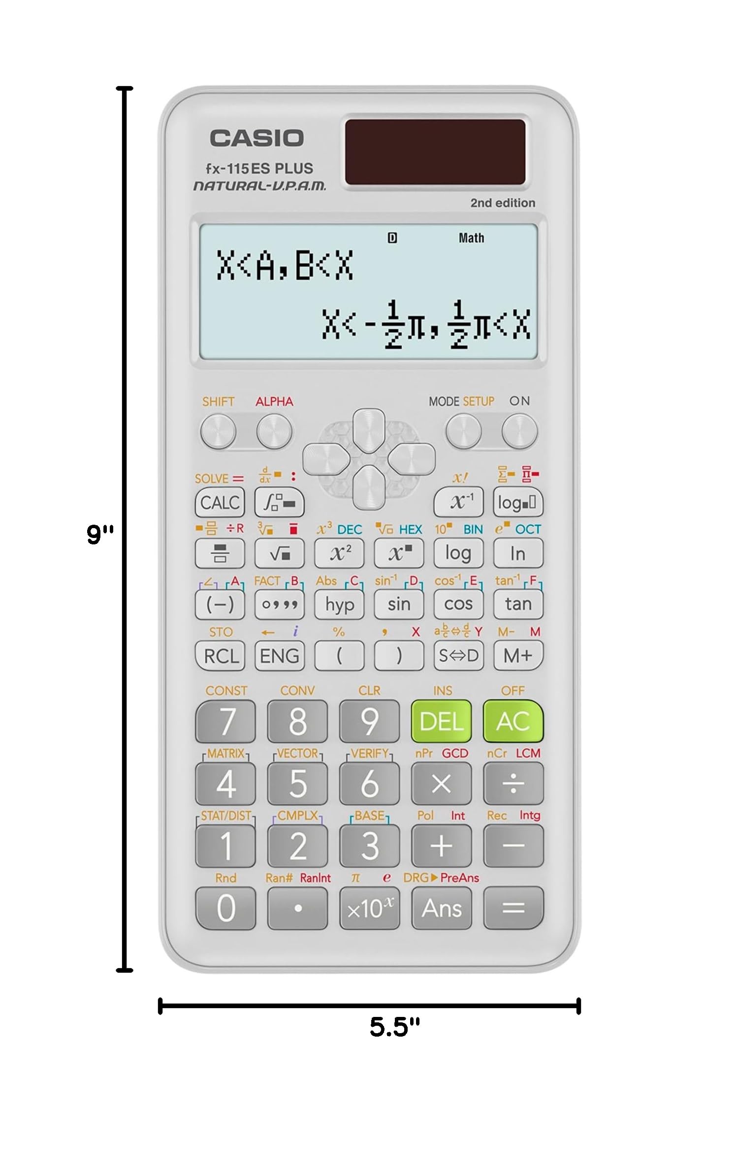 Casio fx-115ESPLUS2 2nd Edition, Advanced Scientific Calculator