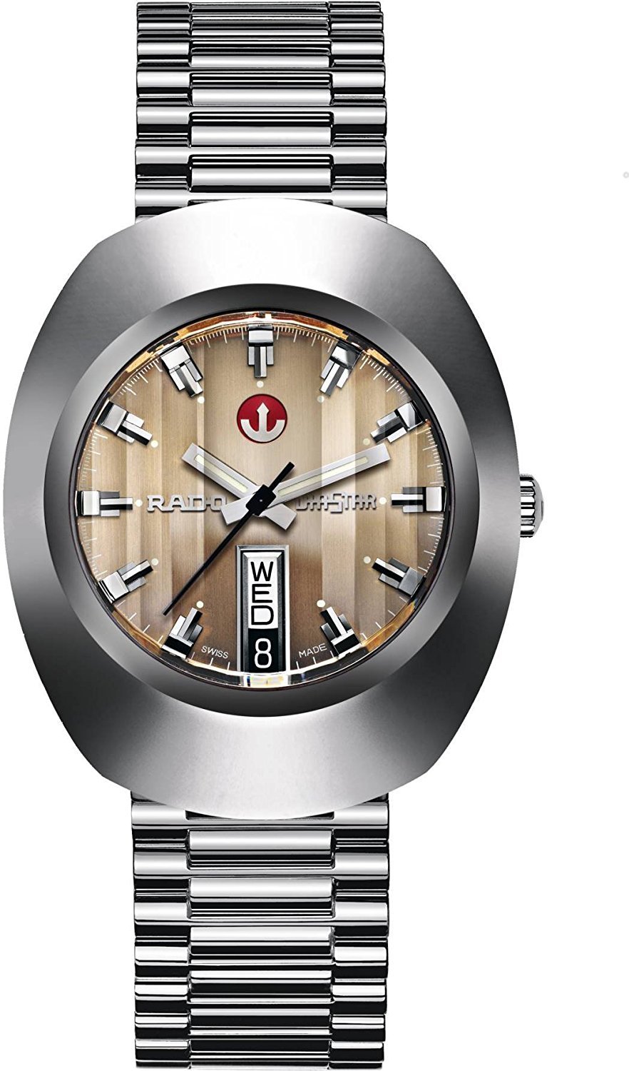 RADO watch Original Diastar Day-Date R12408653 Men's [regular imported goods]