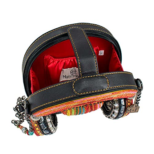 Mary Frances Listen in Crossbody Headphones Handbag, Multi